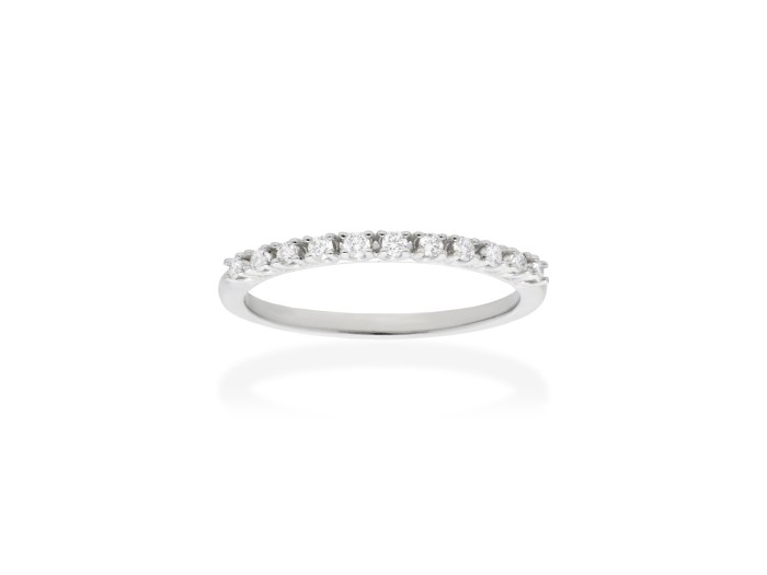 Anillo en Oro blanco 18Kt y diamantes Tallas de Anillos Anillo Nº 14 ...